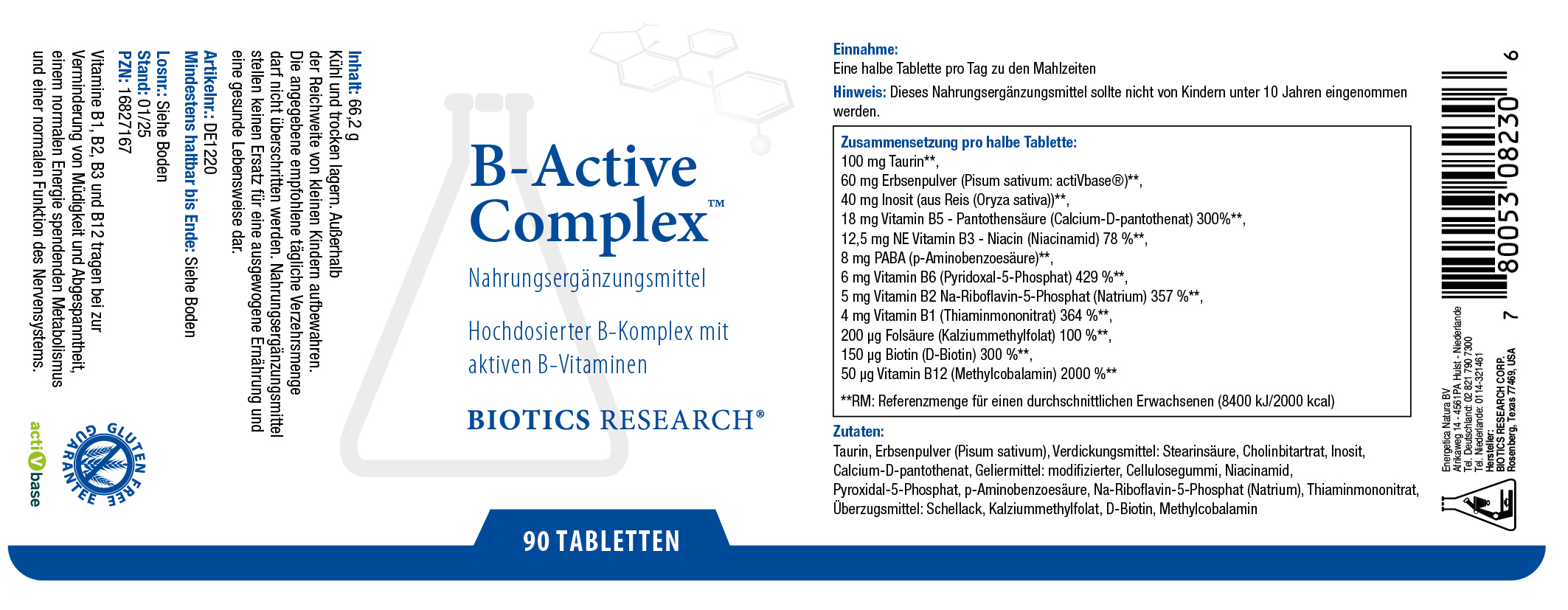 B-Active Complex | Wirkung & Vorteile | Energetica Natura